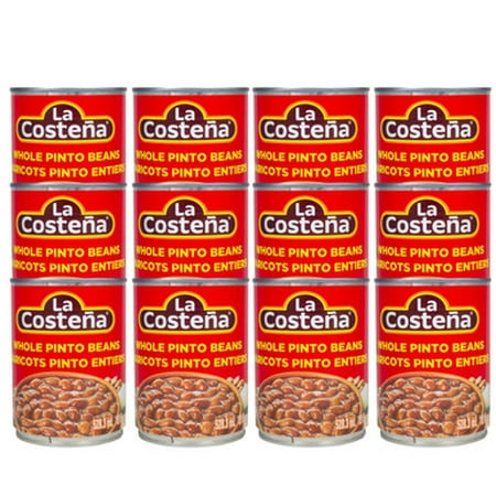 La Costeña Whole Pinto Beans 19 oz (12-Case) - Nutrient-Rich and ...