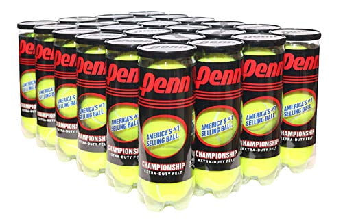Penn Championship - Extra Duty Felt Pressurized Tennis Balls - 24 Cans ...