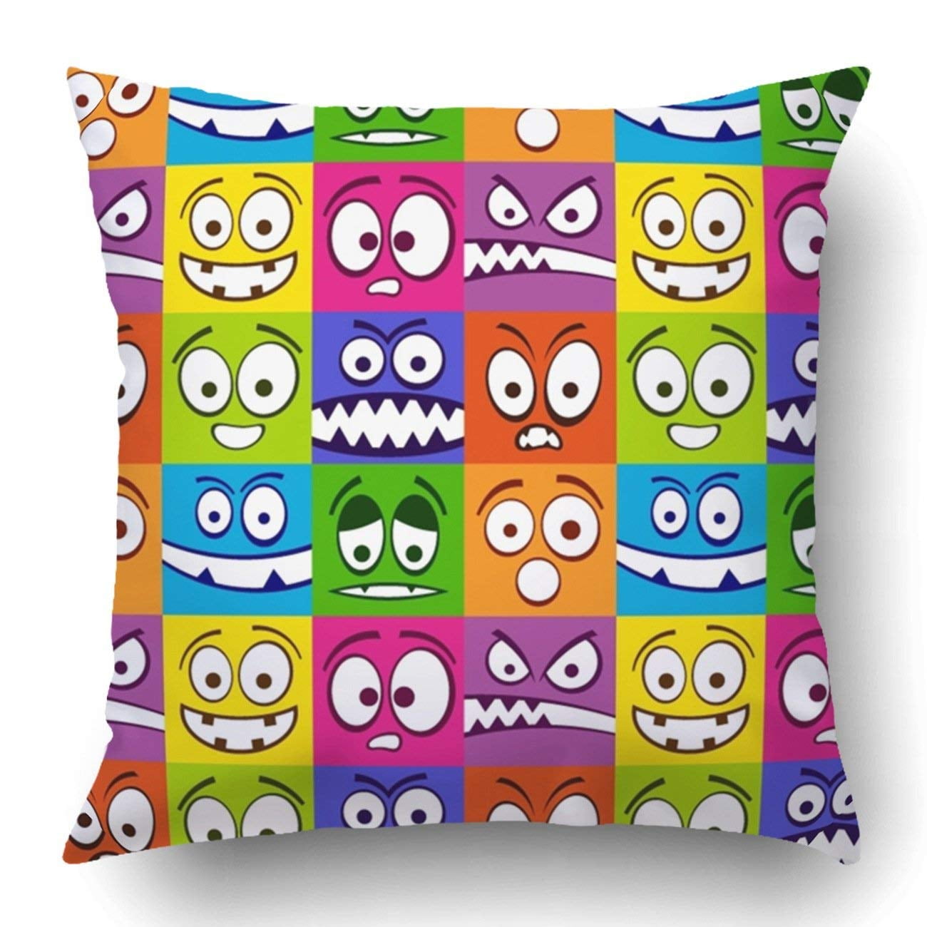 Click here for Rylablue Funny Colorful Emotions Pattern Pillowcas... prices