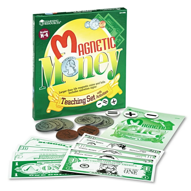 Learning Resources Magnetic Money, for Grades K and Up - Walmart.com