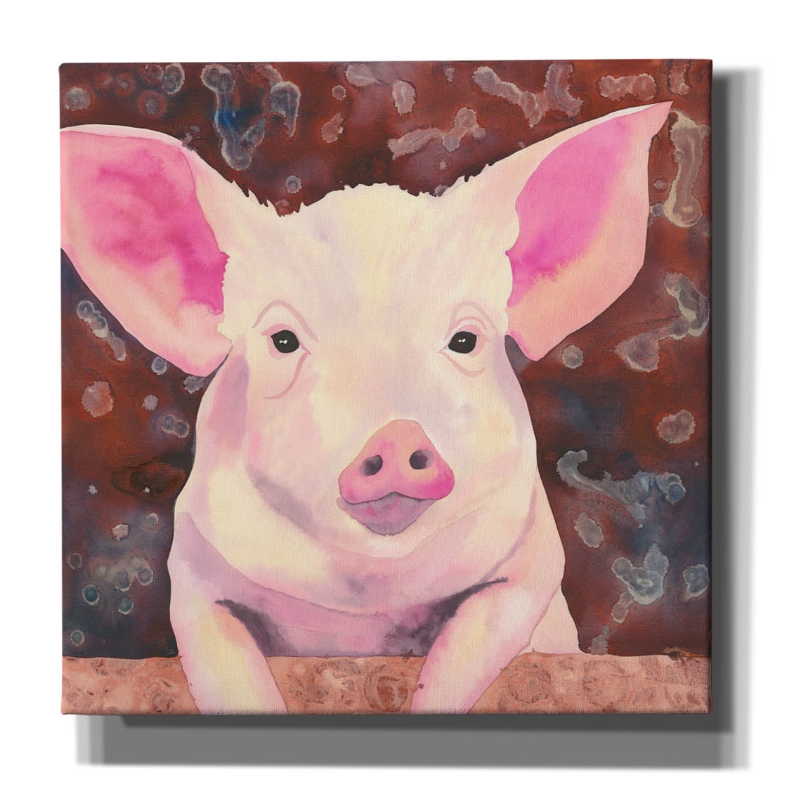 Epic Graffiti 'Pig' by Carissa Luminess, Canvas Wall Art, 12"x12 ...