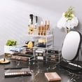 Sorbus Stackable Plastic Makeup Organizer - Cosmetic Countertop Storage ...