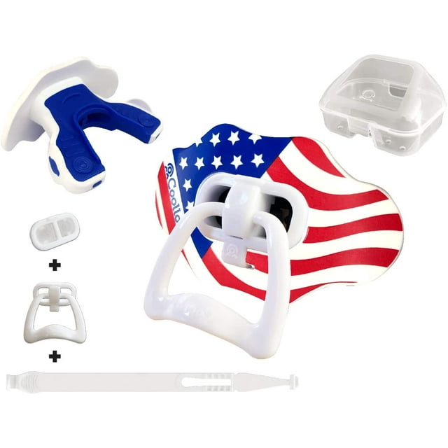 COOLLO SPORTS Football Lip Guard Mouthguard 3-in-1 TRANSFORMER Pacifier ...