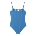 Afdoent Girls One Piece Swimsuits Kids Strappy Hollow Out One Piece ...
