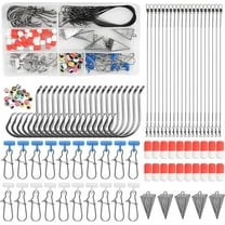 Saltwater Fishing Tackle Kit Surf Fishing Gear Ocean Saltwater Lures ...