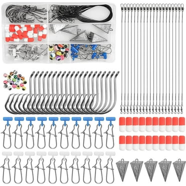 Saltwater Fishing Tackle Kit Surf Fishing Gear Ocean Saltwater Lures ...