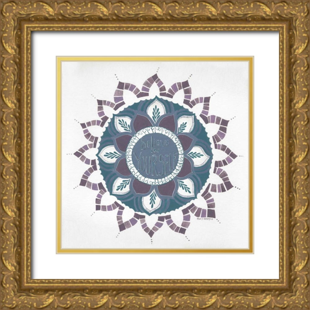 Shamp, Cindy 20x20 Gold Ornate Wood Framed with Double Matting Museum ...
