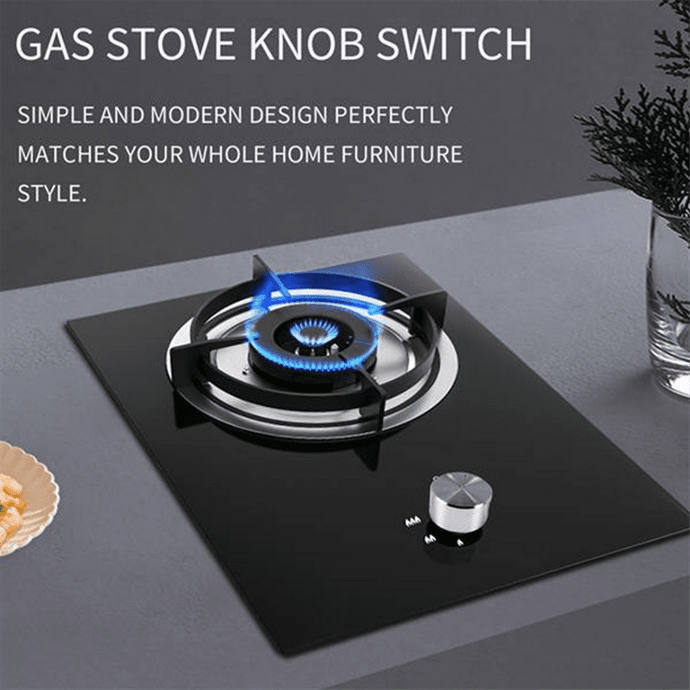 5 Pcs Metal Gas Stove Knobs 6mm Cooker Control Range Oven Knob Burner Knob Gas Hob Switch Replacement Accessories