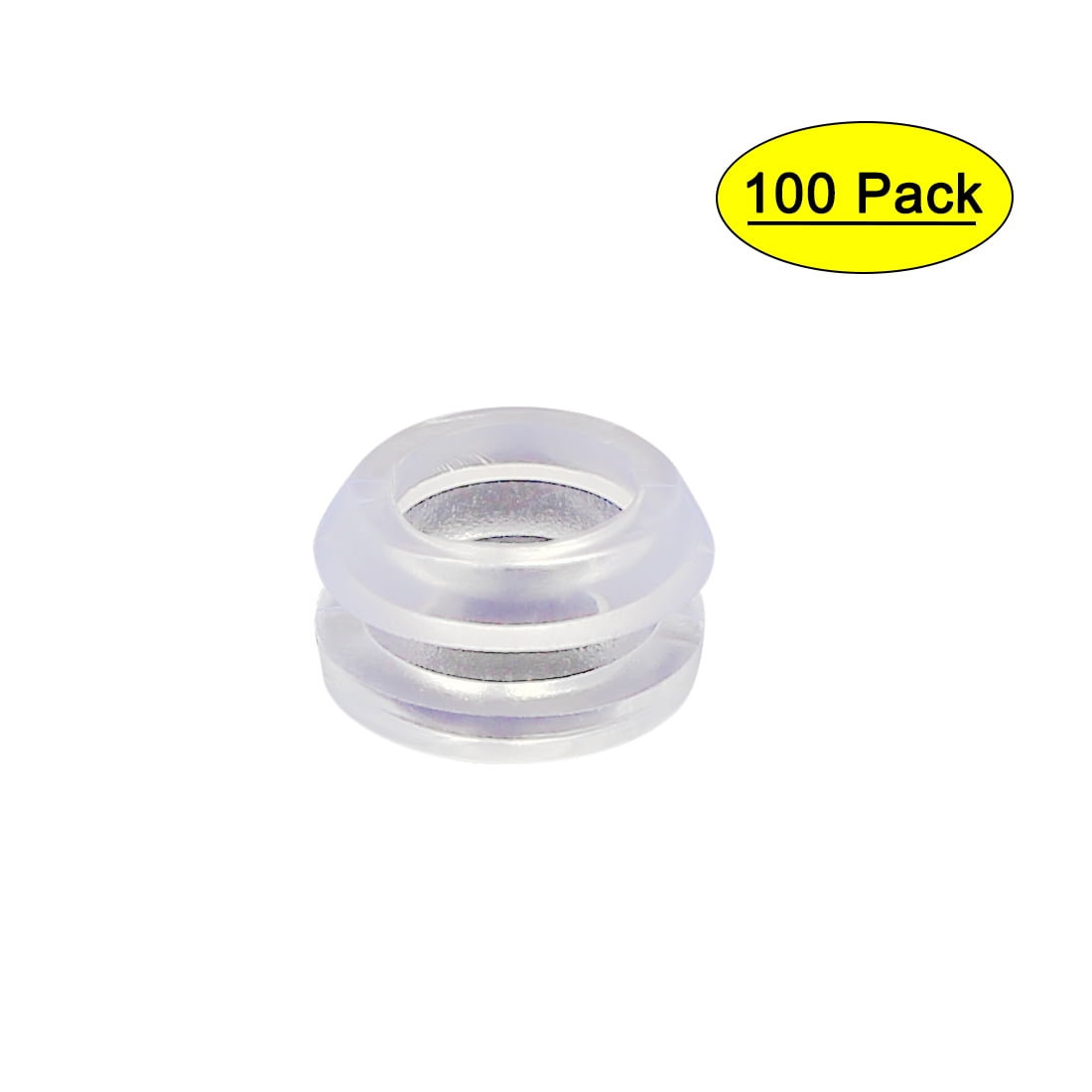 Uxcell 8mm Inner Dia. Rubber Flat Ring Sealing Grommet Wiring Gasket ...