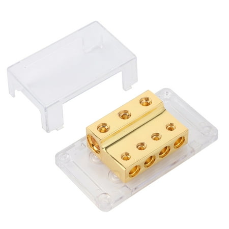 Fuse Distribution Box,1 In 4 Out Car Audio Fuse Holder Fuse Holder ...
