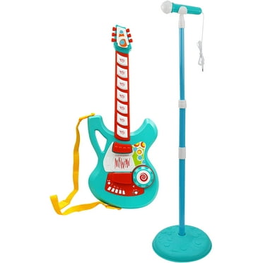 Music Magic Electric Guitar Toy With Sound And Lights - Red - Walmart.com