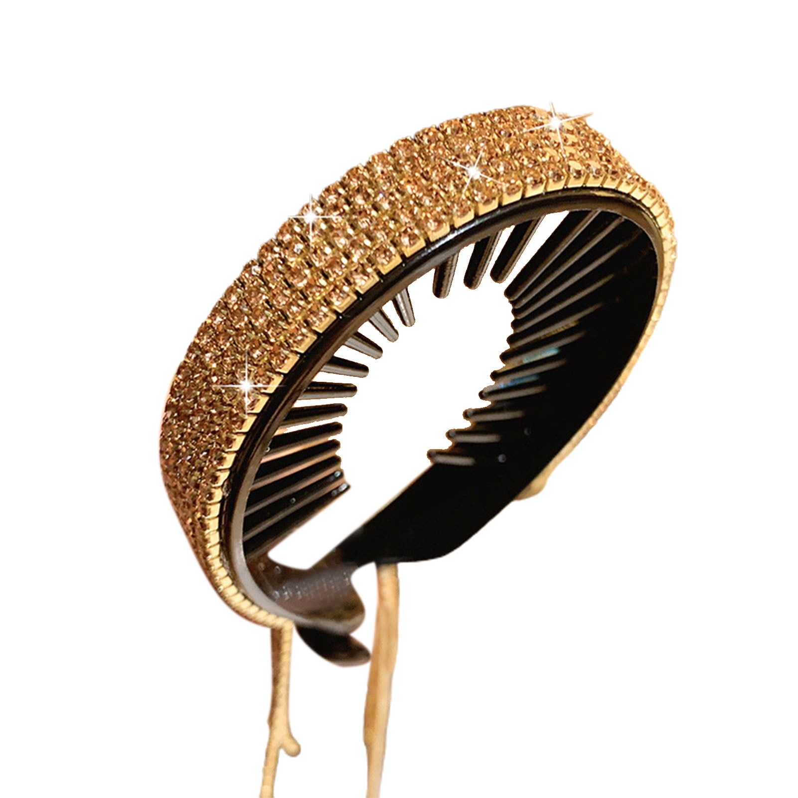 Hair Maker Elegant Rhinestone Tassel Hair Accessories Ponytail Hair Bun ...