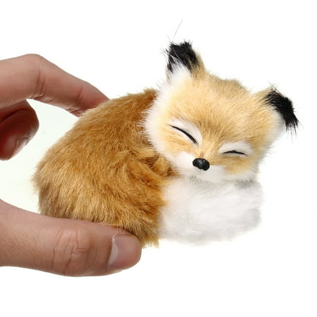 Cute Tiny Fox Plush Stuffed Little Toys Animal Kids Birthday Gift Home ...