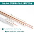 H Track Lighting Rails Kit - 20ft White Track Light Tracks 3 Wire with ...