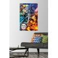 Demon Slayer - Key Visual 2 Wall Poster with Pushpins, 22.375" x 34 ...