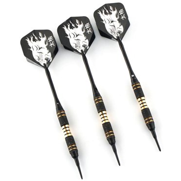 Midway Monsters Steel Tip Brass Dart Set-Pack of 6 - Walmart.com