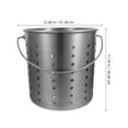 BESTYASH Stainless Steel Seafood Steamer Basket Insert for Stock Pots ...