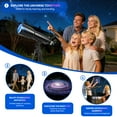 80mm Refractor Telescope for Adults and Kids, 600mm Astronomy Telescope ...