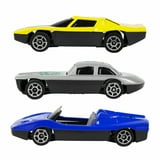 25pc Kidplokio Multicolor Diecast Toy Cars Playset for Boys, Ages 3 ...