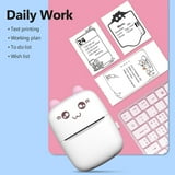 Portable Mini Pocket Printer BT Thermal Printer with Thermal Printing ...