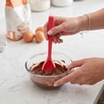 CaiTeLin Heat Resistant Silicone Spoon, Food Grade Non-Stick Kitchen ...