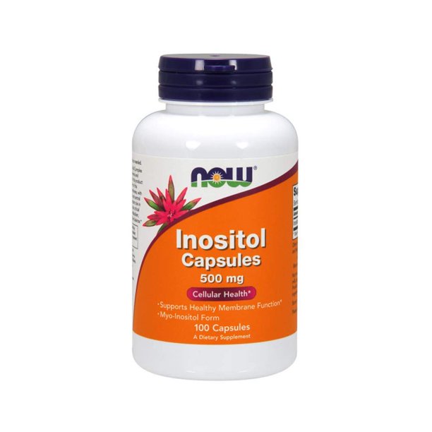 NOW Foods Inositol, 100 Capsules / 500mg - Walmart.com - Walmart.com