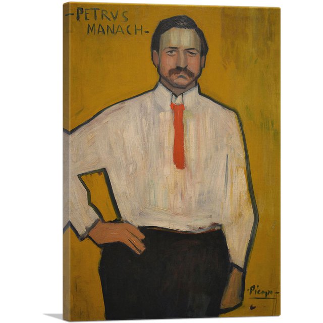 ARTCANVAS Pedro Manach 1901 Canvas Art Print by Pablo Picasso - Size ...
