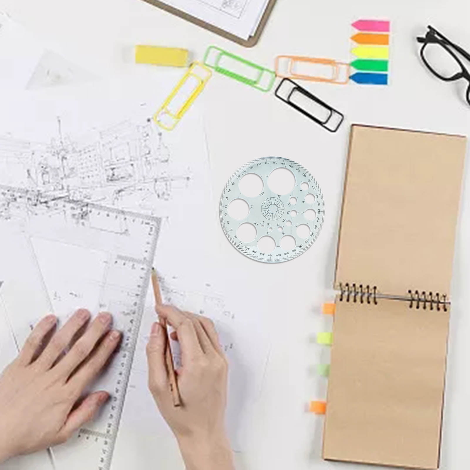 Transparent 360 Degree Protractor and Circle Maker Philippines | Ubuy