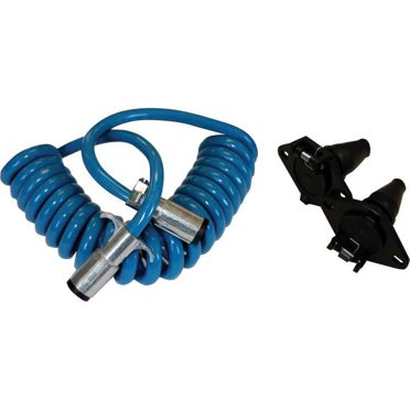 Blue Ox BX88206 7 Way to 6 Way Coiled Electrical Cable - Walmart.com