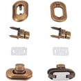 1box 10 Sets Iron Bag Twist Lock Clasp Accessories for Handbags Making ...
