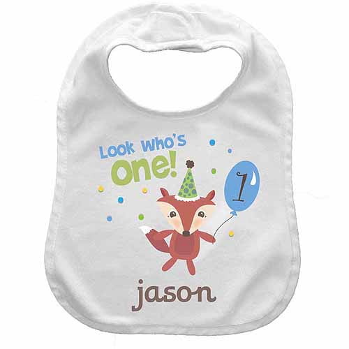 Personalized Baby Boy Bib, My First Birthday - Walmart.com - Walmart.com