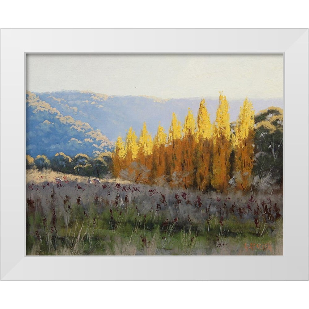 Gercken, Graham 32x26 White Modern Wood Framed Museum Art Print Titled ...