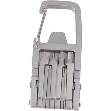 Stainless Steel Keychain Multitool 12 in 1 Folding Multi Function Tool ...