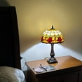 19" Tiffany Style Red Tulips Table Lamp - Walmart.com