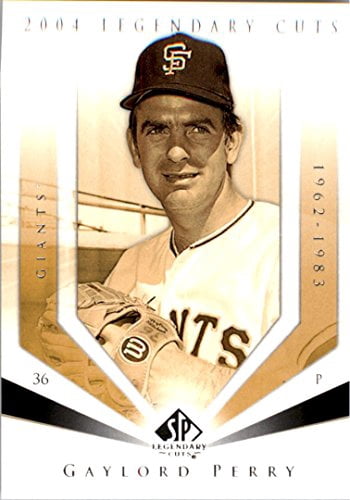 2004 SP Legendary Cuts #42 Gaylord Perry MLB Baseball Trading Card ...
