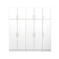 Prepac White Elite Utility Storage Cabinet Set C - 6 Pieces - Walmart.com
