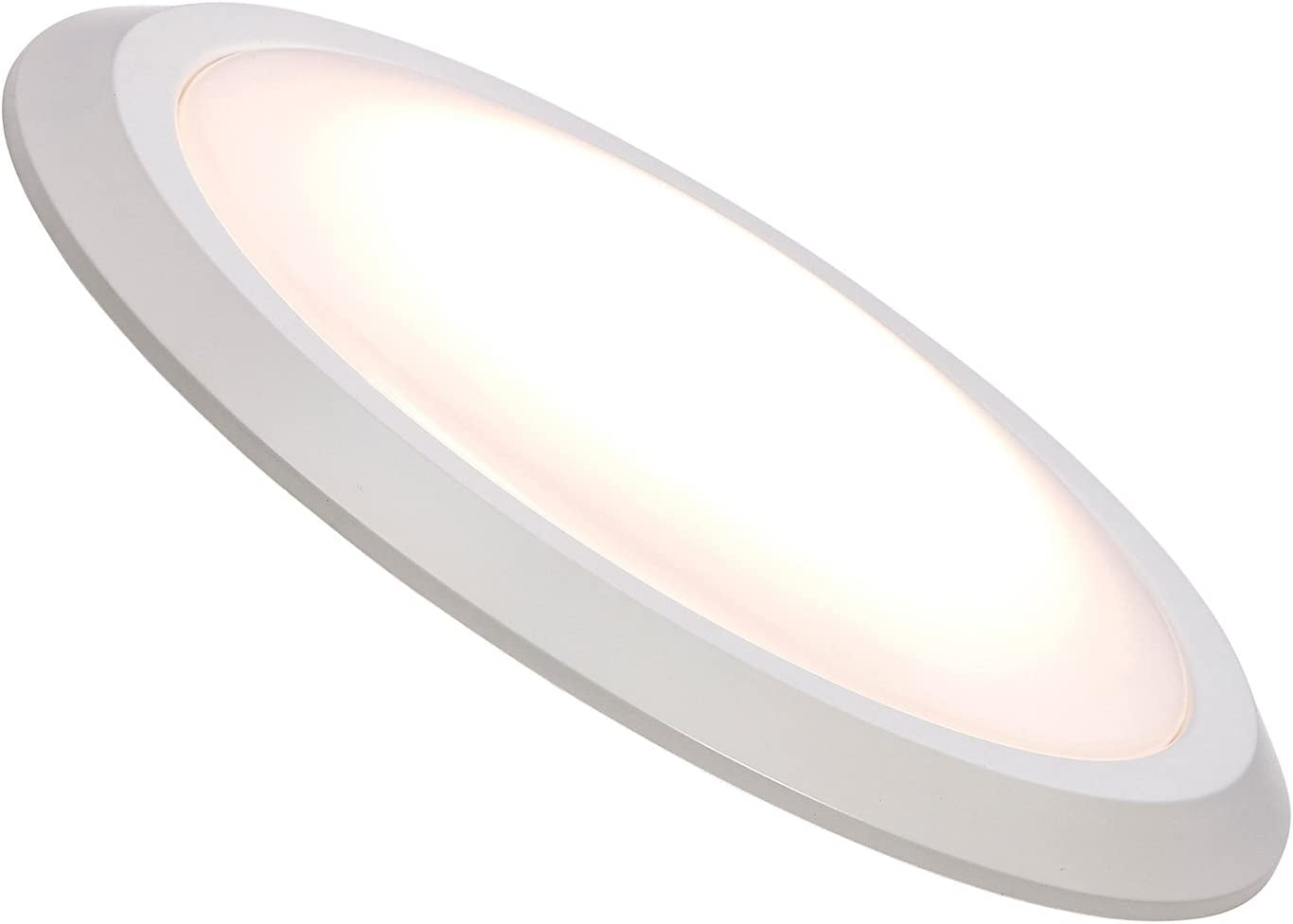 Hamilton Hills New Round Flush Mount Thin Ceiling Light Led Disc Shaped ...