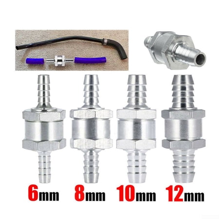 6MM 8MM 10MM 12MM Line Check Valve Fuel Diesel Liquid Oil Air One Way ...