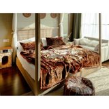 JML Gorgeous Ultra-Soft Micromink Sherpa Comforter Bed Set Horse Animal ...