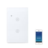1 Gang 2 Gangs 3 Gangs Wifi Wall Switch Work With Directly Smart Home ...