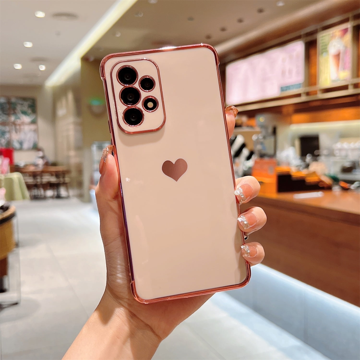 SaniMore for Samsung Galaxy A14 5G 6.6" 2023 Case, TPU Plating Bumper ...