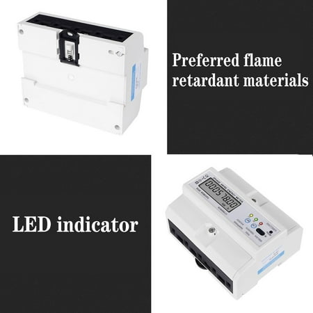 SINOTIMER DDS578R 3 Phase 4 Wire LCD5-100A 380V AC 50Hz RS485 Modbus ...
