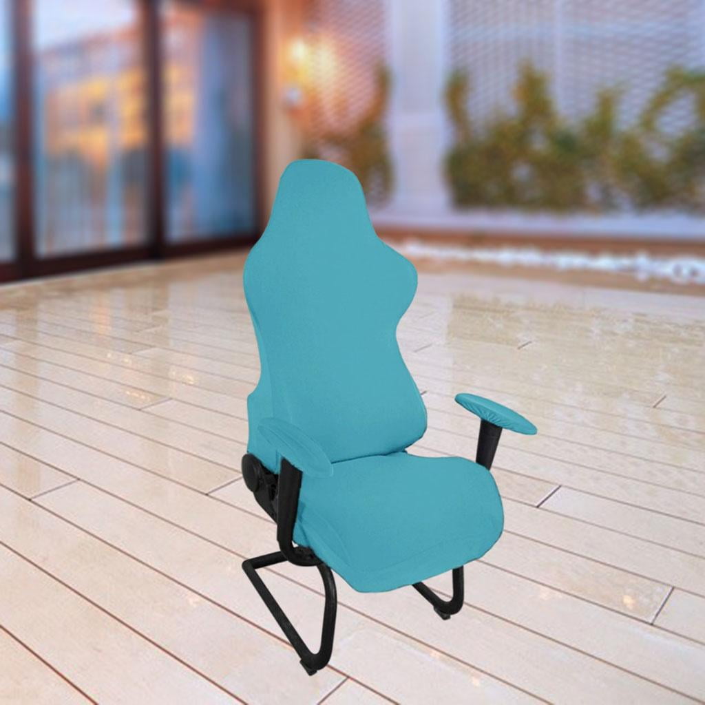 Stretchable Gaming Chair Cover Ergonomic Universal Polyester Solid Soft ...