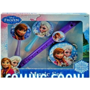 Disney Frozen 2 Elsa Musical Toy Drum Kit Set with 3 Drums, 1 Cymbal, 2 ...