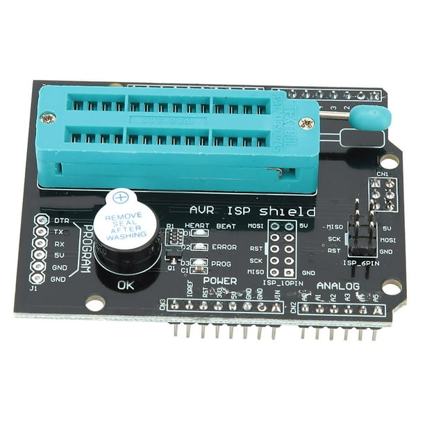Programmer AVR ISP Shield Burning Burn Bootloader Programmer for Development Expansion Board ...