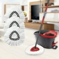 FREEGRIN Spin Mop Refill Microfiber Replacement Head for Triangle Spin ...