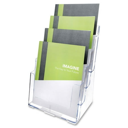 deflect-o Multi-Compartment DocuHolder, Four Compartments, Clear - Walmart.com
