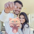 Adorable Squeaky Kitty Stuffed Animal Hanging For Machine Keychain ...