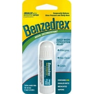 Benzedrex Nasal Decongestant Inhaler With Medicated Vapors HSA/FSA ...
