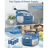 Jazmm CD Player Combo with Bluetooth, Boombox Cassette Portable CD ...